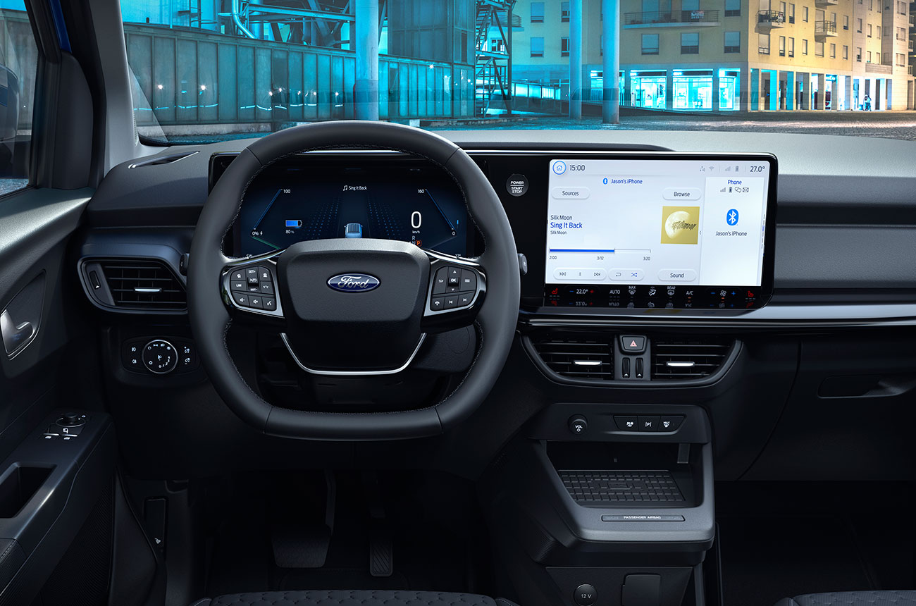 Ford E-Transit Courier, logística eléctrica - Conduciendo.com